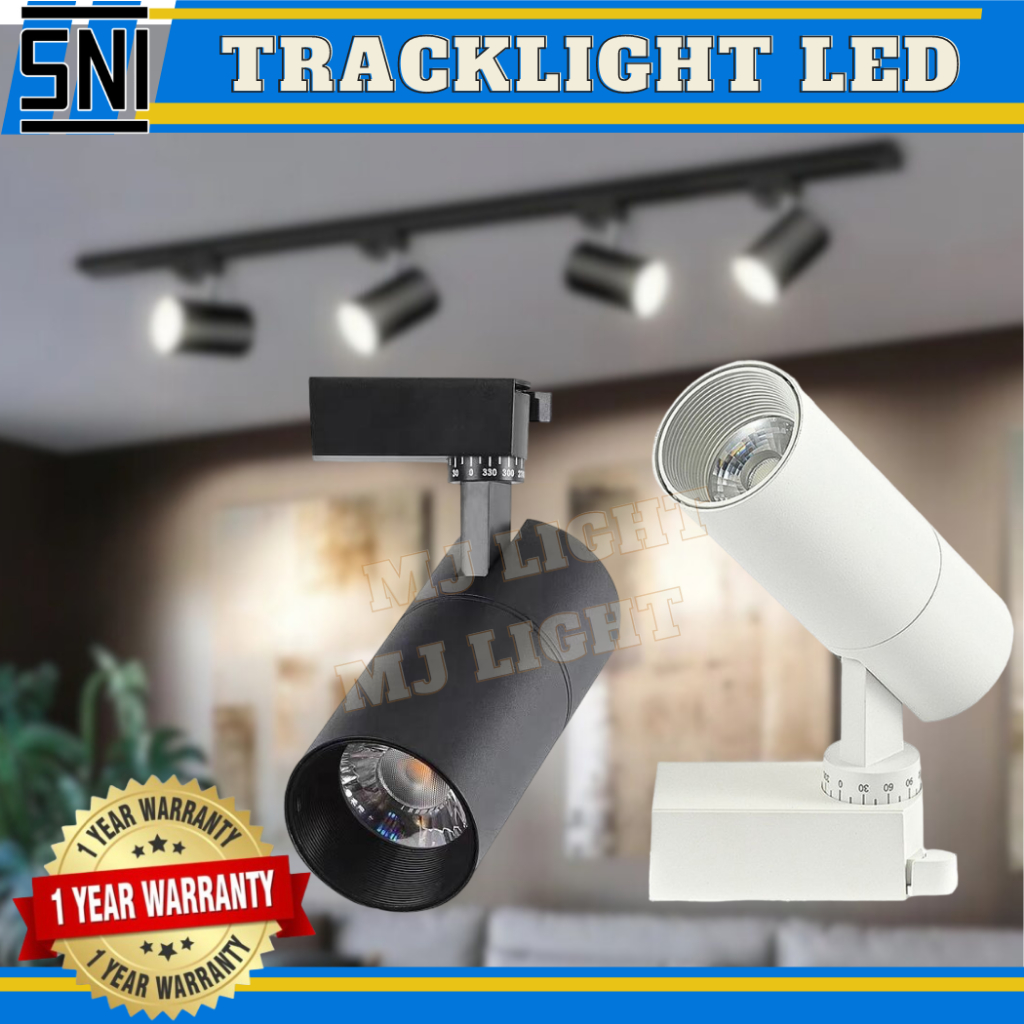 Jual Lampu Rel Track Light LED Spotlight Lampu Railing 30 Watt Garansi | Shopee Indonesia