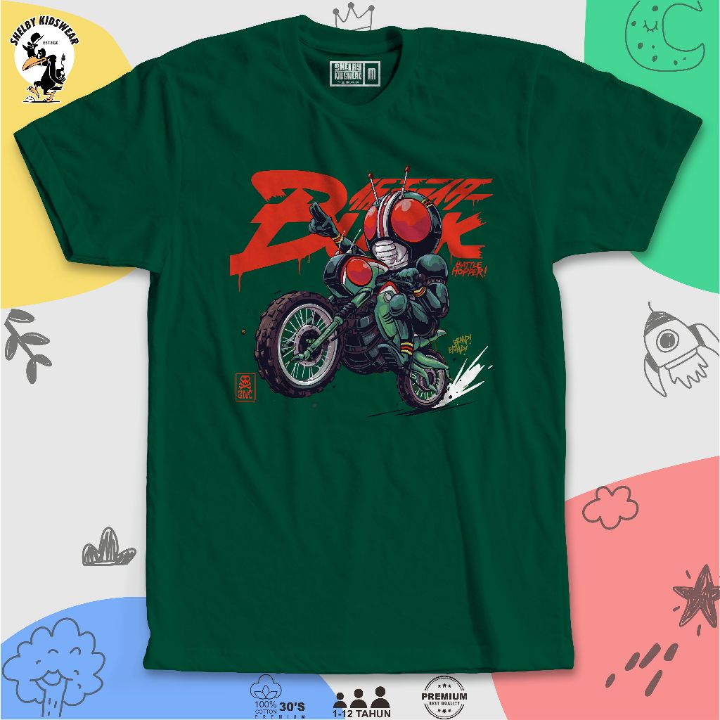 Jual Kaos Anak Kamen Rider RX Baju Laki Laki Perempuan Gambar Kartun ...