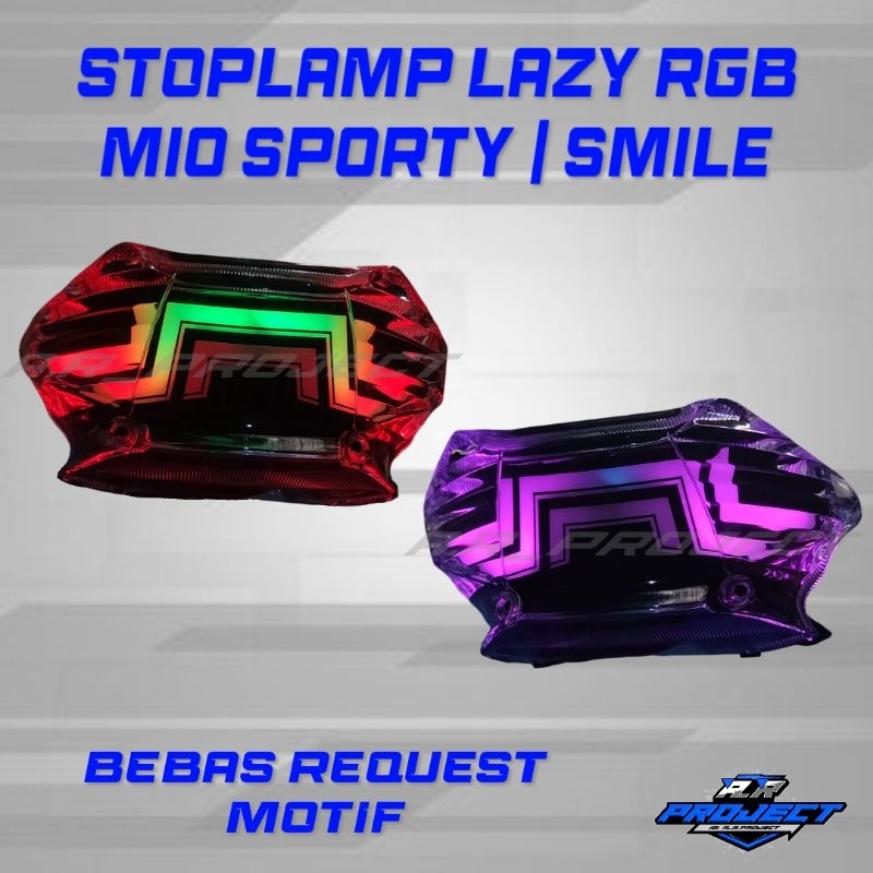 Jual Lampu Stoplamp Lazy Malas RGB Android Mio Sporty/Smile Lampu Stop ...