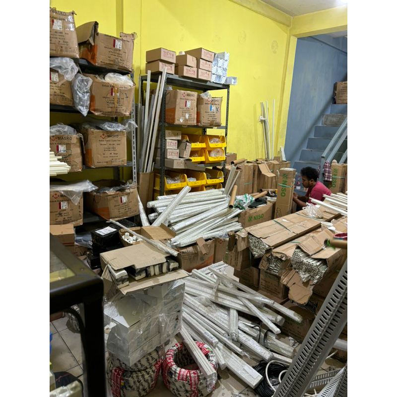 Jual Kabel Wiring Duct PMD Lubang Protektor Panjang 1,7 M NISO | Shopee ...