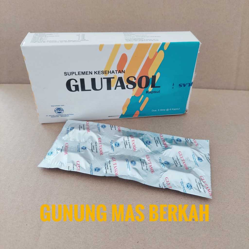 Jual GLUTASOL glutathione astaxanthin - mencegah kerusakan sel tubuh ...