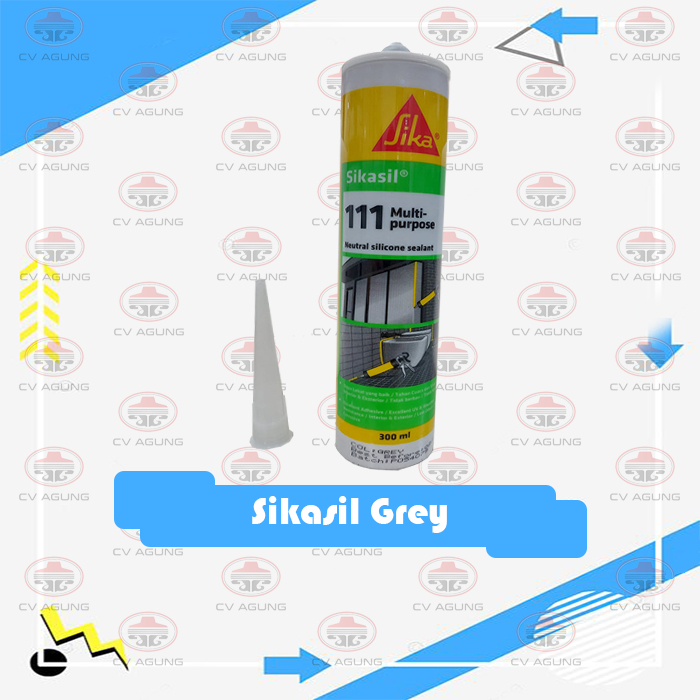 Jual Sealant Sikasil®-111 Multipurpose GREY (ABU-ABU). | Shopee Indonesia