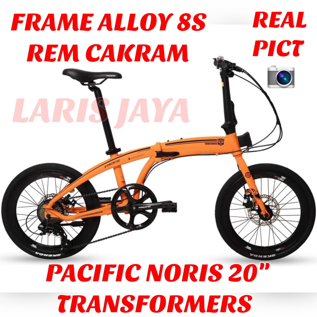 Jual [ BONUS BELL ] SEPEDA LIPAT 20 INCH PACIFIC NORIS TRANSFORMERS ...