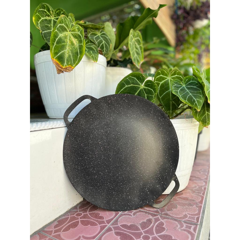 Jual Wajan Konduksi panggangan jumbo 34cm / Wajan Besi BBQ Korea anti ...