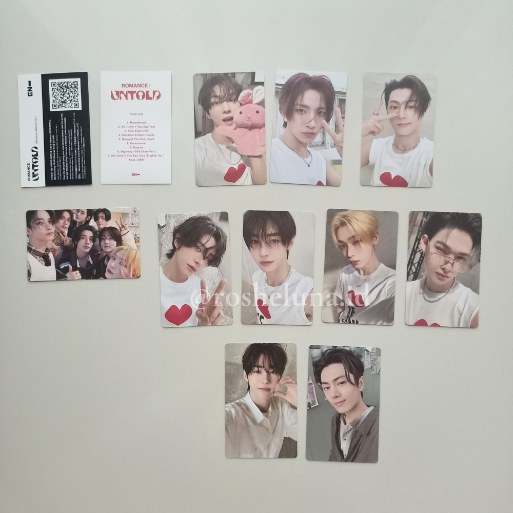 Jual [READY STOCK] SHARING PC PHOTOCARD OFFICIAL ENHYPEN ROMANCE UNTOLD WEVERSE VERSION | Shopee ...