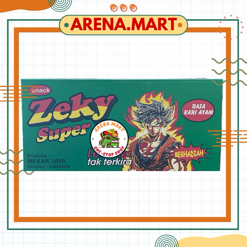 Jual Snack Chiki ciki jadul zaman dulu Berhadiah zeky super rasa kari ...