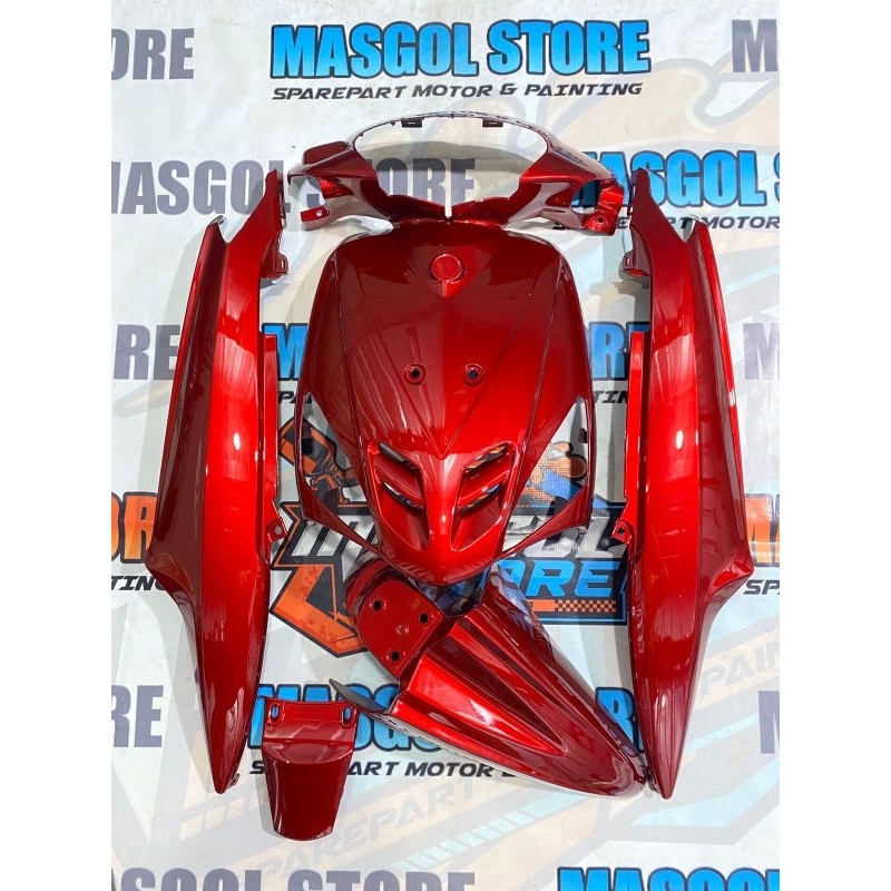 Jual Full body halus Mio sporty merah candy / Red candytone | Shopee ...