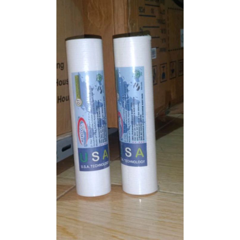 Jual PP FILTER AIR AERO CARTRIDGE 10 INCH 10” 01 03 05 MICRON | Shopee ...