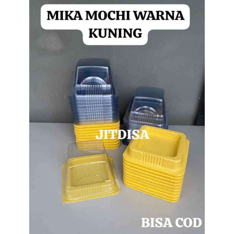 Jual Mika Mooncake Warna Kuning / Mika Mochi/ Mika Puding/ Mika Cupcake ...