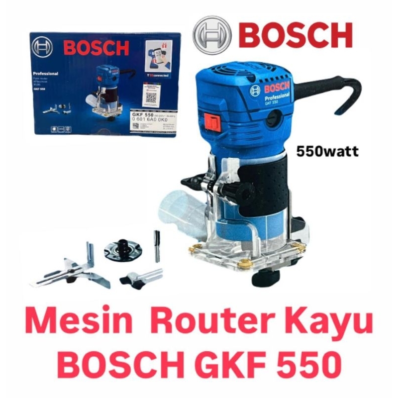 Jual Mesin Router Bosch GKF 550 1/4" Trimmer Bosch | Shopee Indonesia