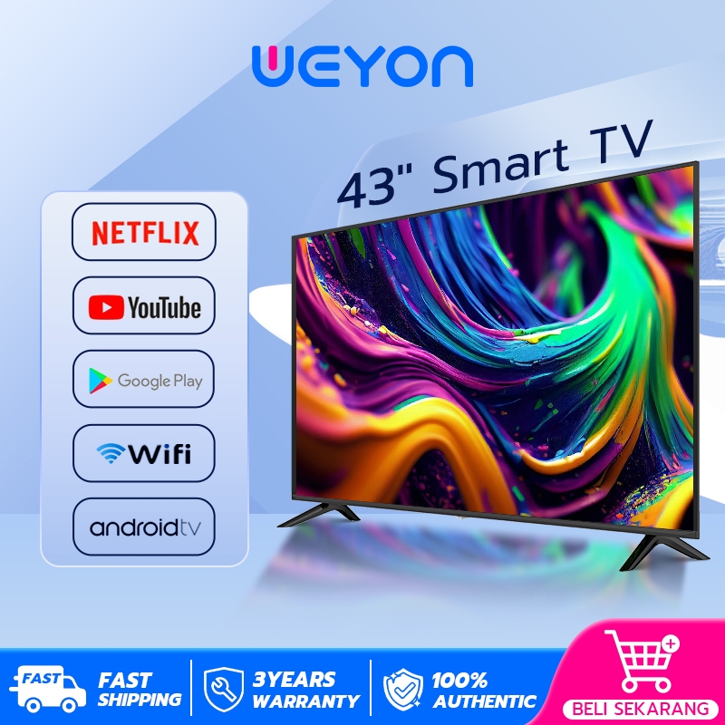 Jual Weyon TV 32 /40/43 Inch Smart TV LED FHD Youtube-Wifi-Web Browser ...