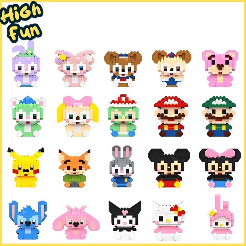 Jual HighFun Nanoblock DIY Edukasi Anak - Duffy & Friends,Toy Story ...
