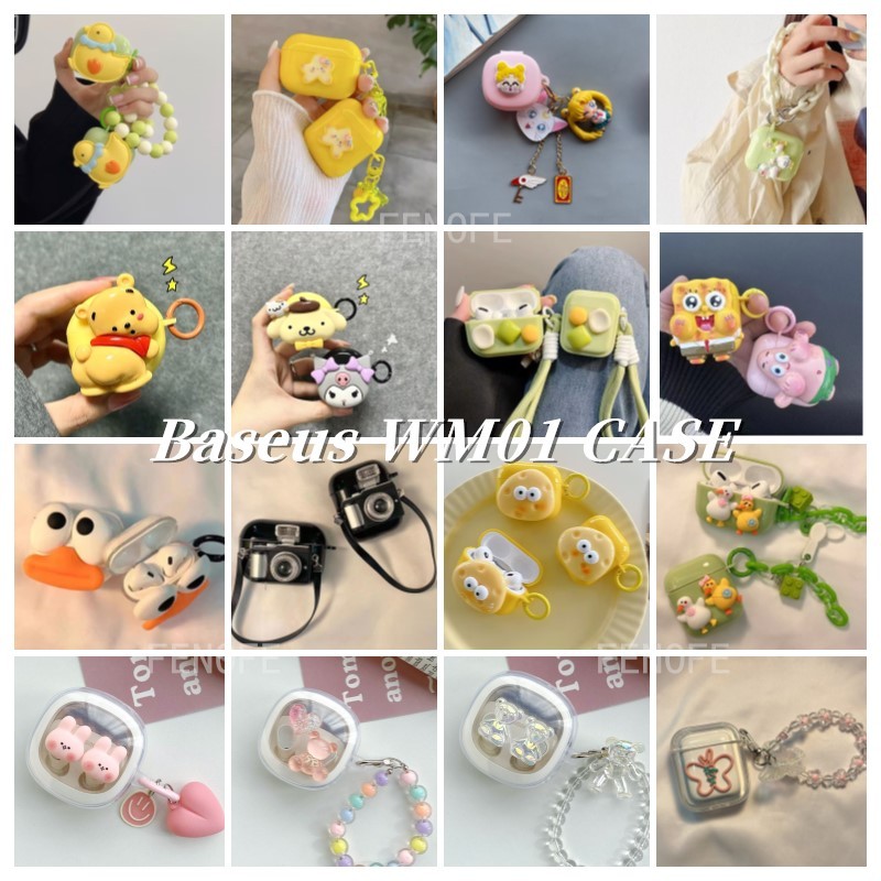 Jual CASE Baseus WM01 Character Bluetooth Wireless Silicone Baseus WM01 ...