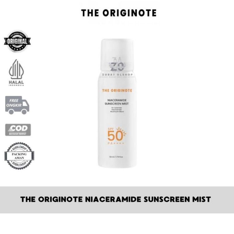 Jual The Originote Niaceramide Sunscreen Mist SPF 50 PA++++ - Sunscreen ...