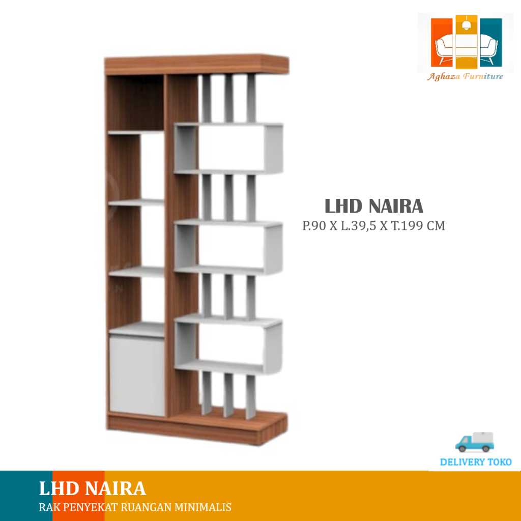 Jual Lemari Partisi / Rak Sekat Hias Ruangan Serbaguna [ Kurir Toko ...