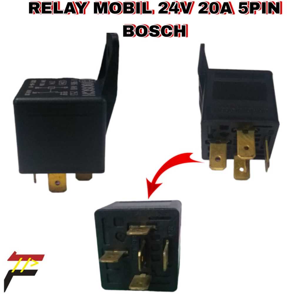 Jual RELAY MOBIL 24V 20A 5PIN BOSCH | Shopee Indonesia
