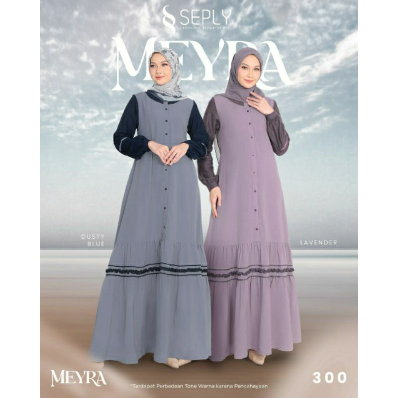Jual [COD] Gamis Seply Meyra 300 / Gamis Seply Terbaru 2024 / Baju ...