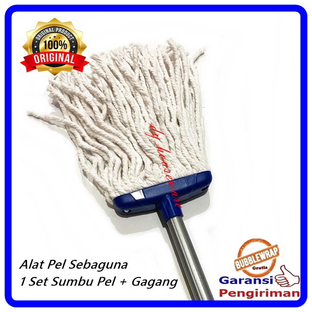 Jual Alat Pel Lantai Sumbu Pel Gagang Panjang ( Harga 1 Set ) | Shopee ...