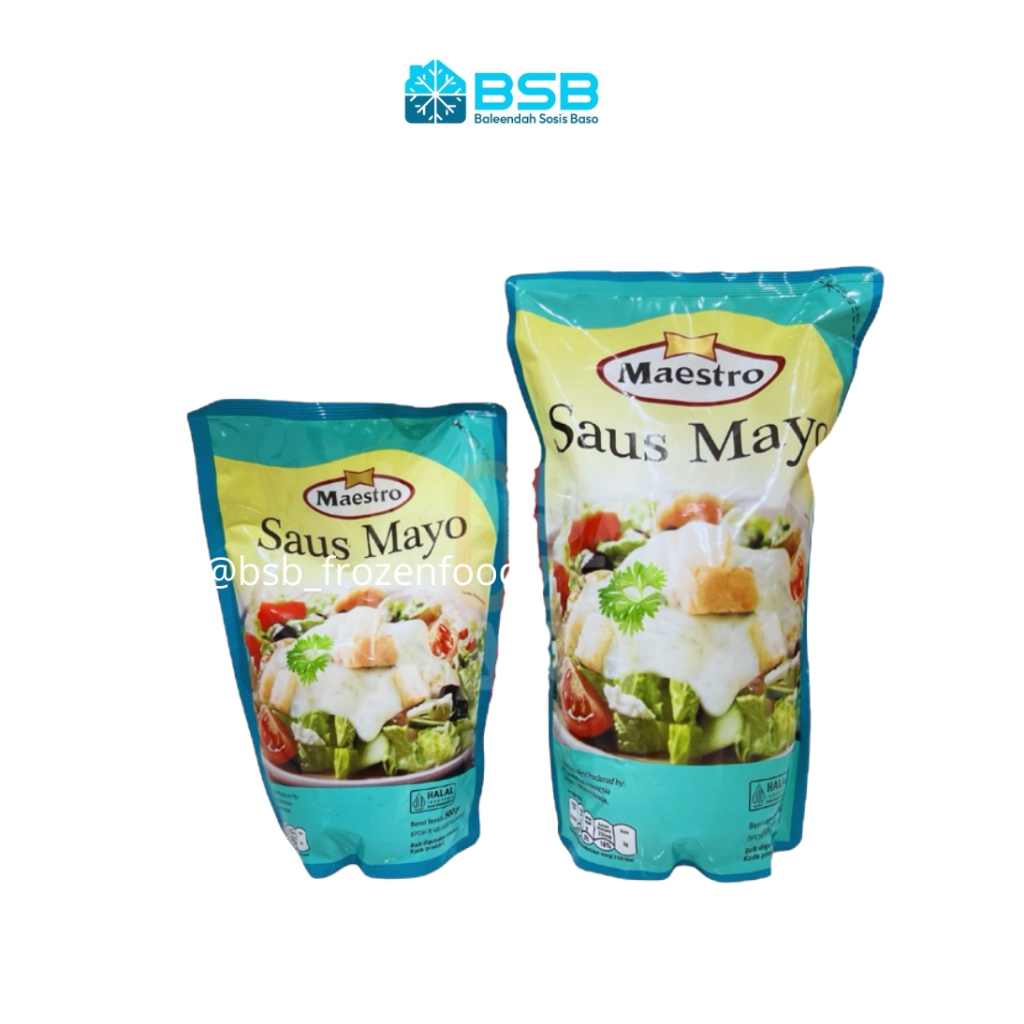 Jual Maestro Saus Mayo 1kg / Sauce Mayonaise / Saus Mayo Mayonais ...