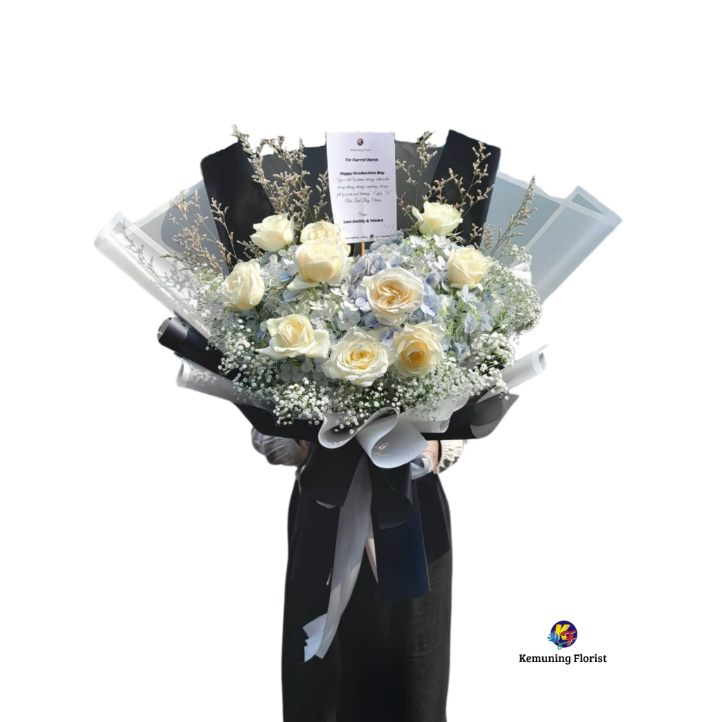 Jual bunga mawar/bunga hydrangea/Hand buket malang/ bunga tangan malang ...