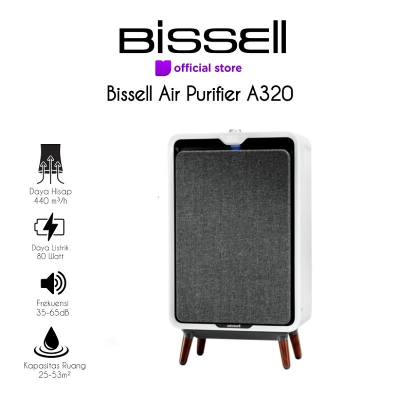 Jual Bissell Air A320 Smart Air Purifier Hepa Filter Shopee Indonesia
