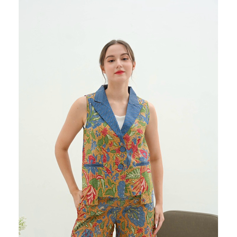 Jual Outer Berkerah - Outer Batik - 328SOP | Shopee Indonesia