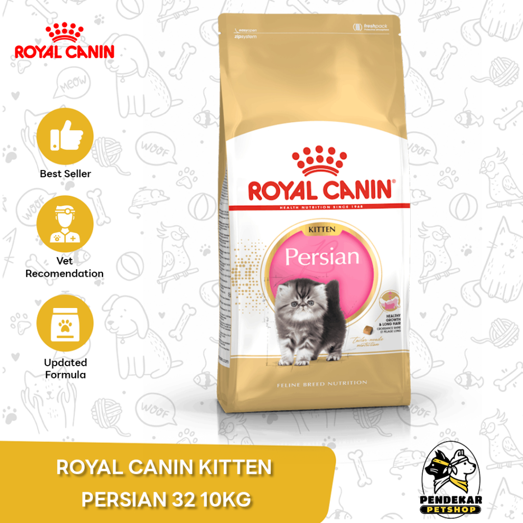 Jual Makanan Kucing Royal Canin kitten Persian 10 Kg Cat Food Persian ...
