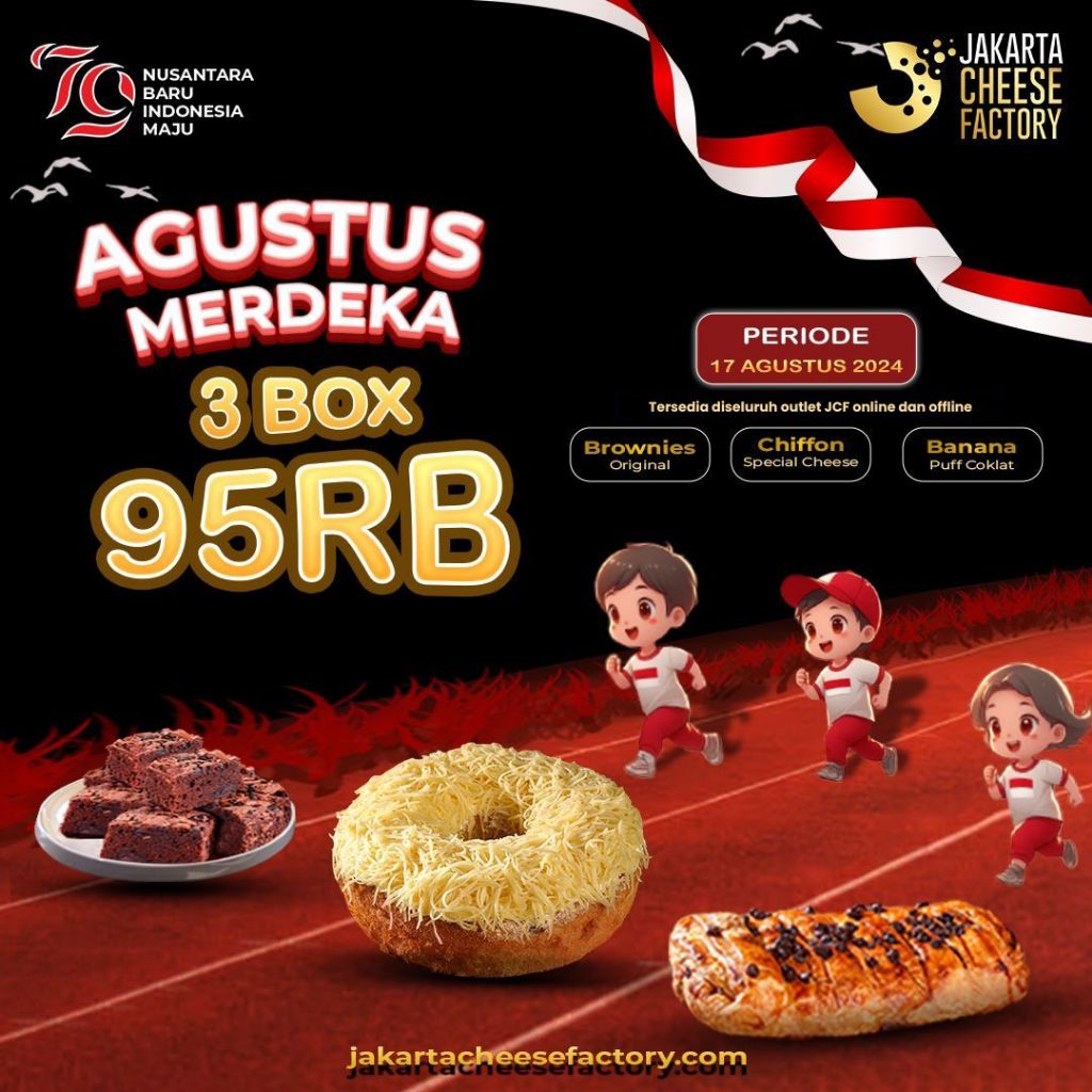 Jual PROMO HUT KEMERDEKAAN JAKARTA CHEESE FACTORY | Shopee Indonesia