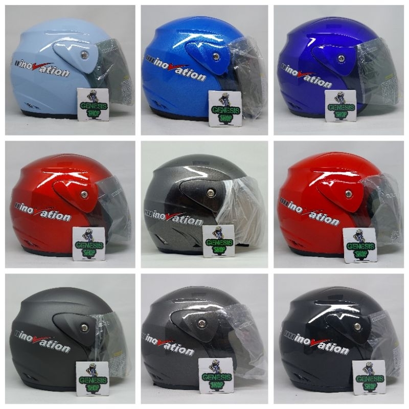 Jual Helm SNI half face helm SNI evolution INOVATION polos murah ...