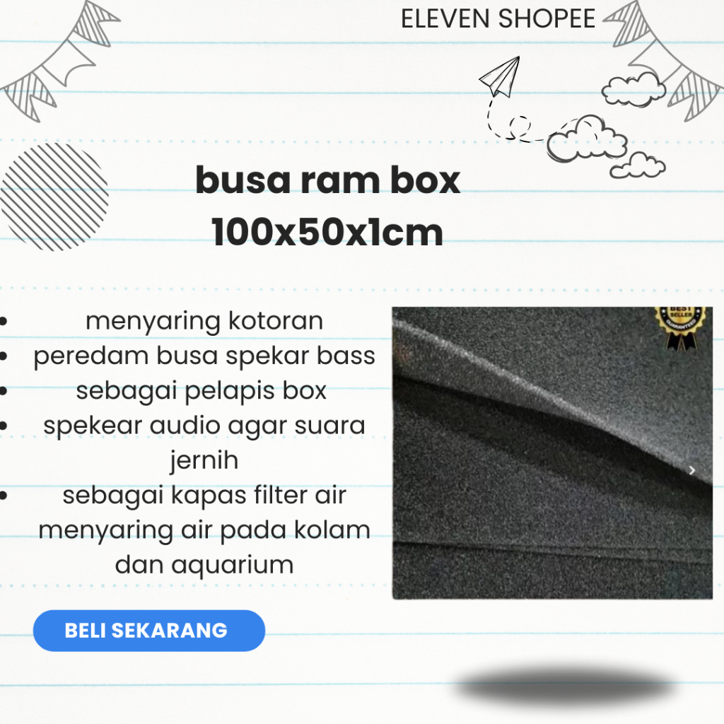 Jual Busa Ram Box Speaker - Busa Box Speaker Anti Air 100x50cm | Shopee ...