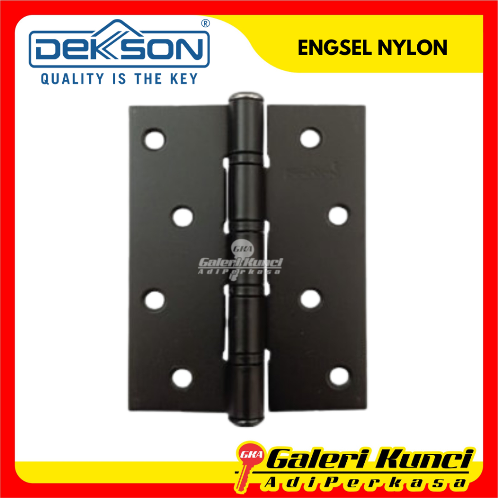 Jual Engsel Dekson Dekkson NYLON ES IR 4X3X2MM 4NR BK Engsel Pintu ...