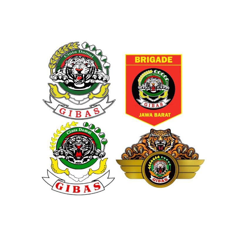 Jual stiker gibas/stiker ormas/stiker lambang ormas/stiker murah ...
