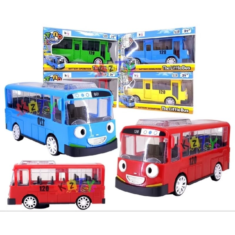 Jual Mainan Mobil Bus Tayo Baterai Bump And Go Bisa Jalan Ada Musik Dan lampu | Shopee Indonesia