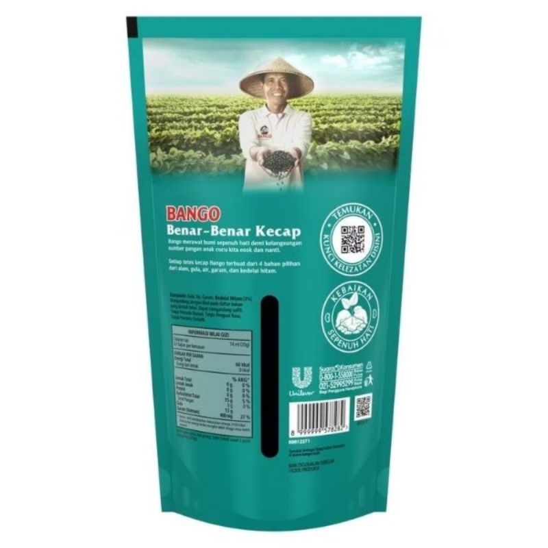 Jual Kecap Bango Manis Refill 950g (KEMASAN BARU) | Shopee Indonesia