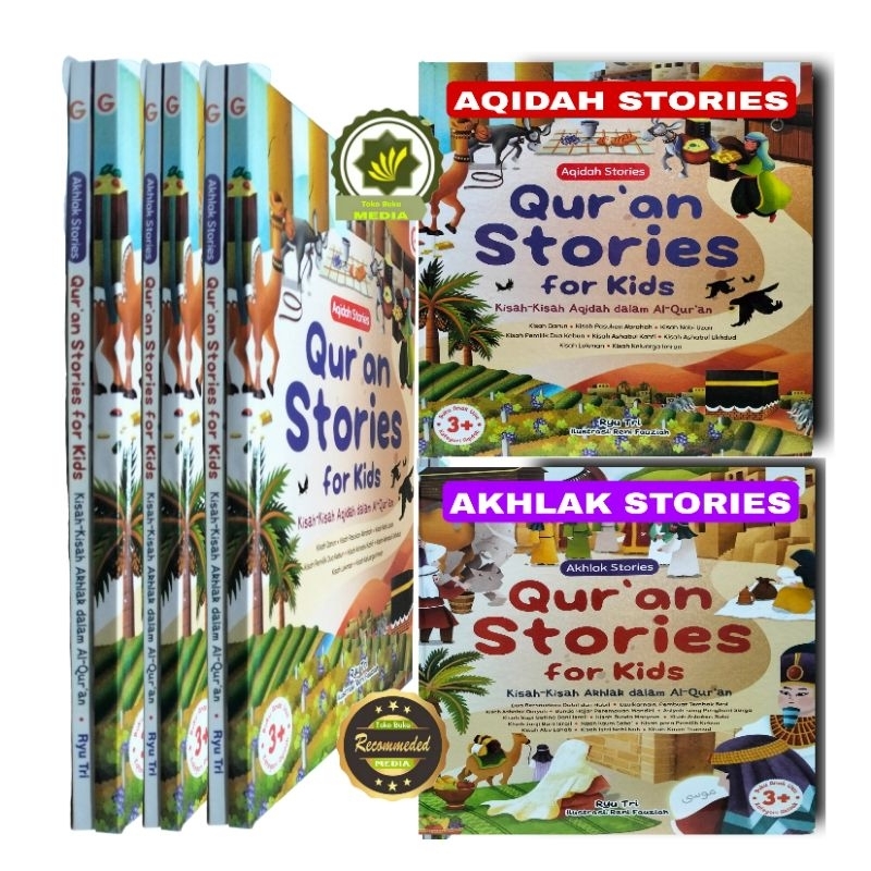 Jual Buku BACAAN ANAK QURA'N STORIES for Kids Tentang AQIDAH & AKHLAK Stories AL-QURAN STORIS ...