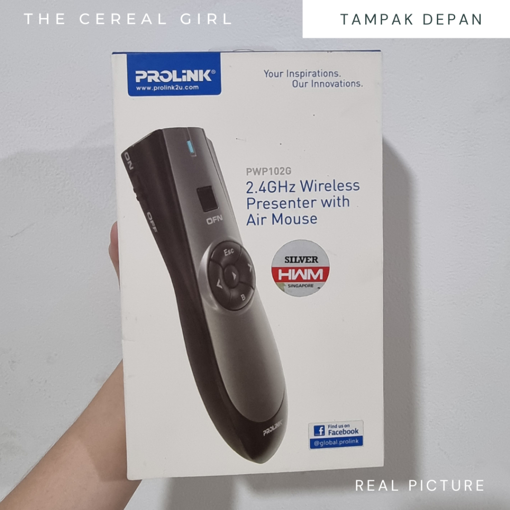 Jual [KONDISI BARU - 100% ORIGINAL] PROLINK 2.4GHz Wireless Presenter ...