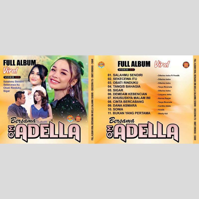 Jual Kaset Video Lagu Full Album Viral Bersama Om Adella Salahmu Sendiri 2024 | Shopee Indonesia