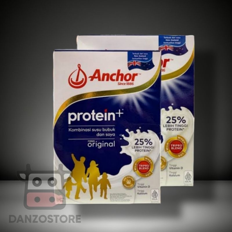 Jual Anchor proteinplus&milkgrain 350g&175 gr Rasa Original susu untuk ...