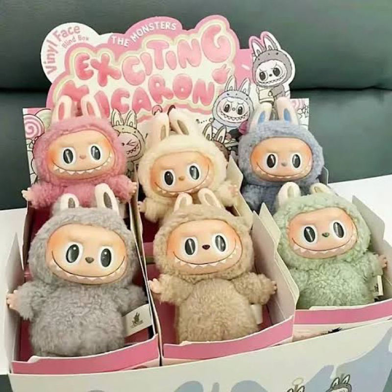 Jual READY STOCK LABUBU SIAP KIRIM Boneka Labubu V1 Macaron PopMart ...