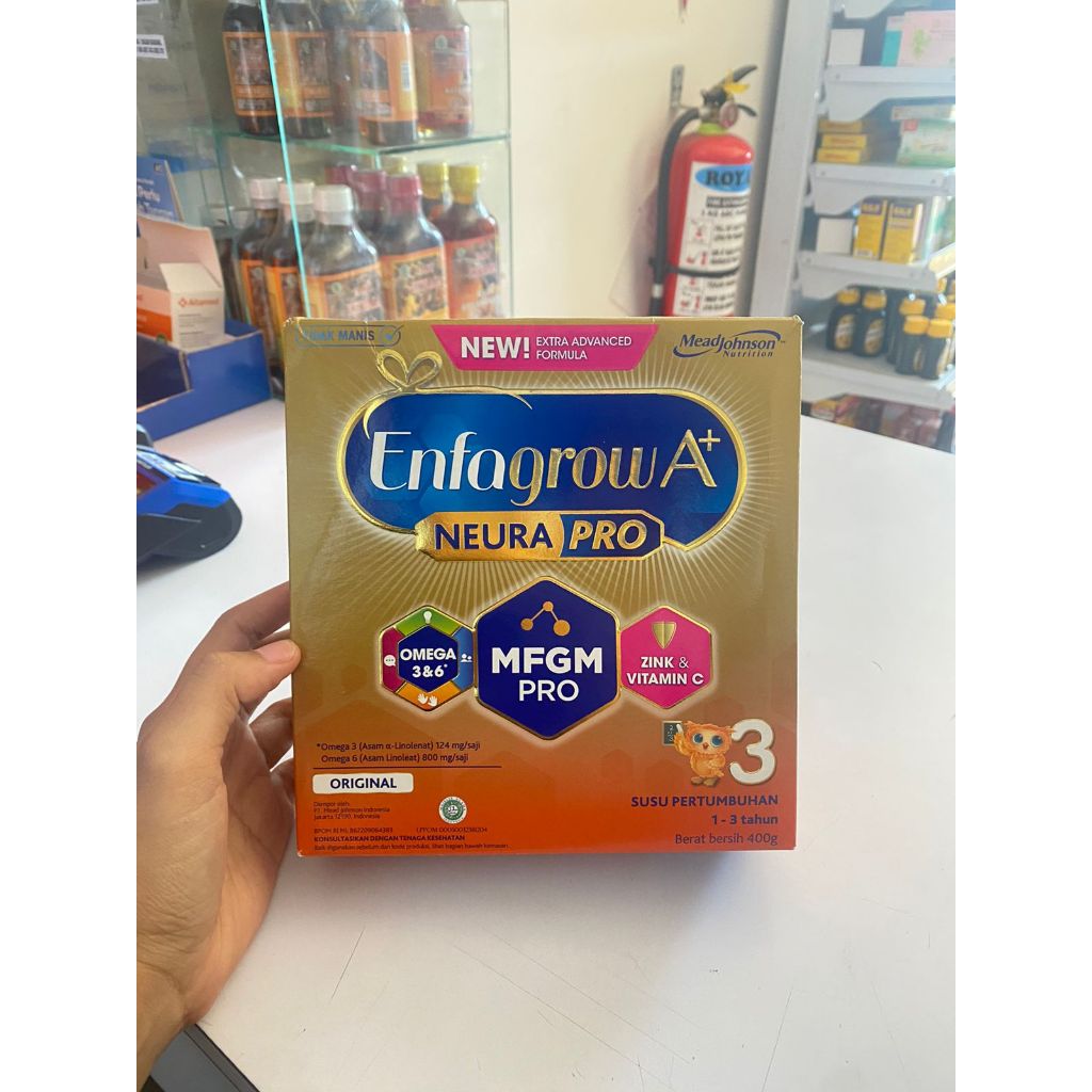 Jual ENFAGROW A+ NEURA PRO TAHAP 3 (1-3 TAHUN) 400 GR | Shopee Indonesia