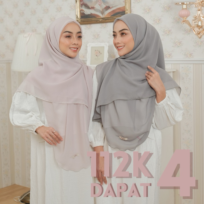 Jual Alqeera - Malay Scarf 4 Ovale 112K Get 4 Pcs (Hijab Segiempat ...