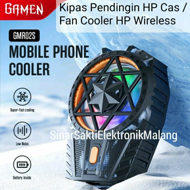 Jual Gamen Fan Cooler Kipas Pendingin HP Gaming Radiator Wireless Cas ...