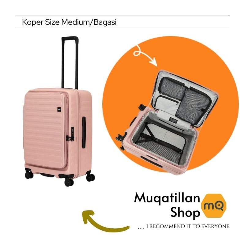 Jual Koper Lojel Cubo 2 Hardcase Medium/25 inch Bagasi | Shopee Indonesia