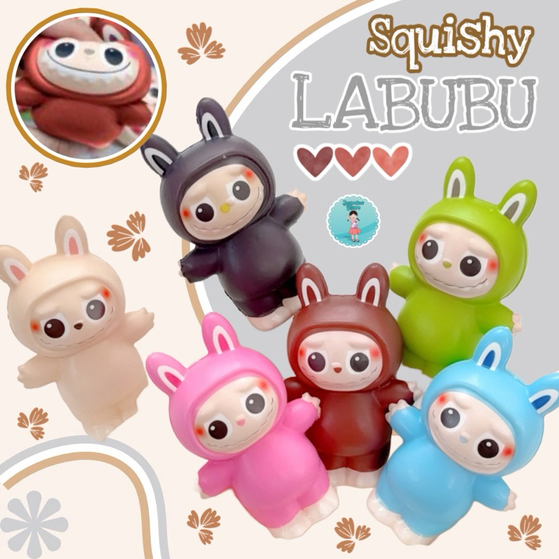 Jual Mainan Squishy Labubu Premium 12 cm/Squishy labubu murah/Mainan ...