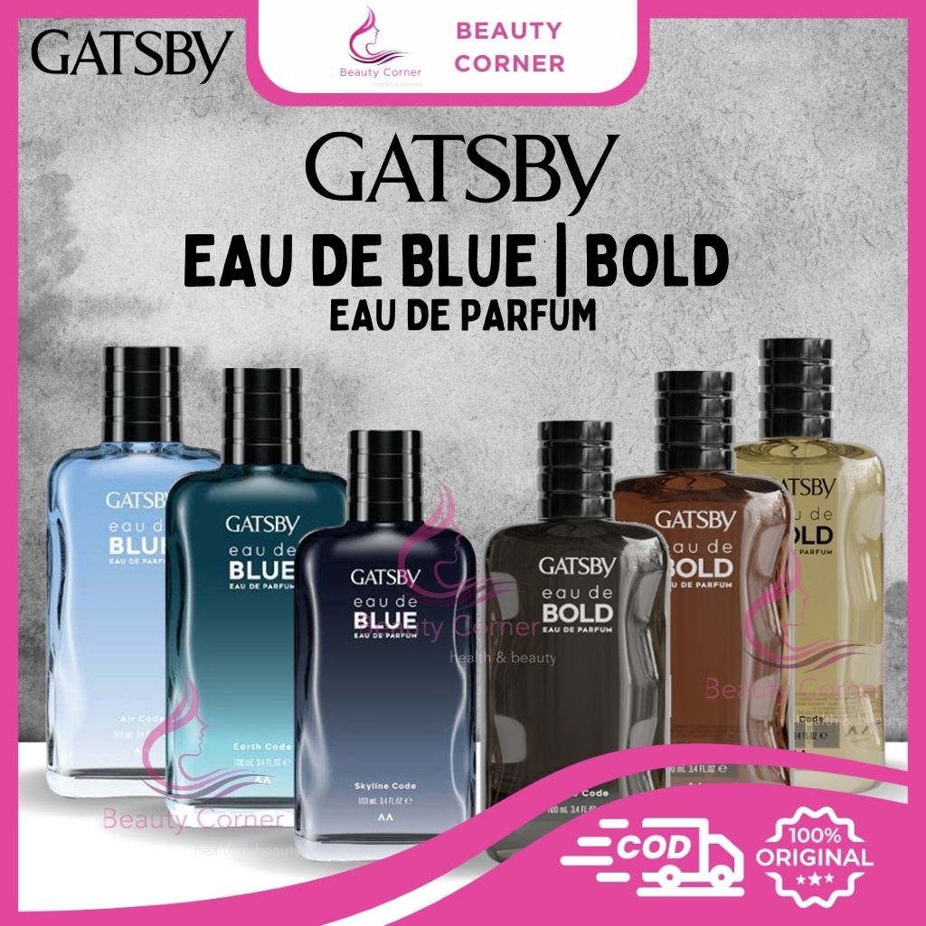Jual Gatsby Eau De Blue Parfum Blue | Bold 100ml | Shopee Indonesia