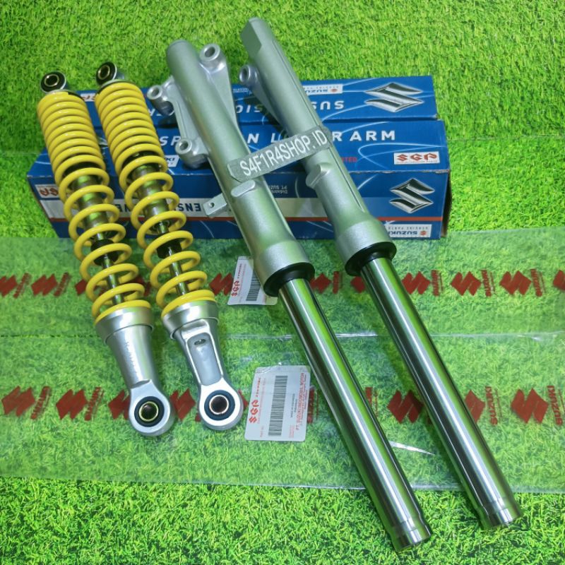 Jual asocktabung+shockbreaker sepasang kiri kanan Suzuki smash 110 lama ...