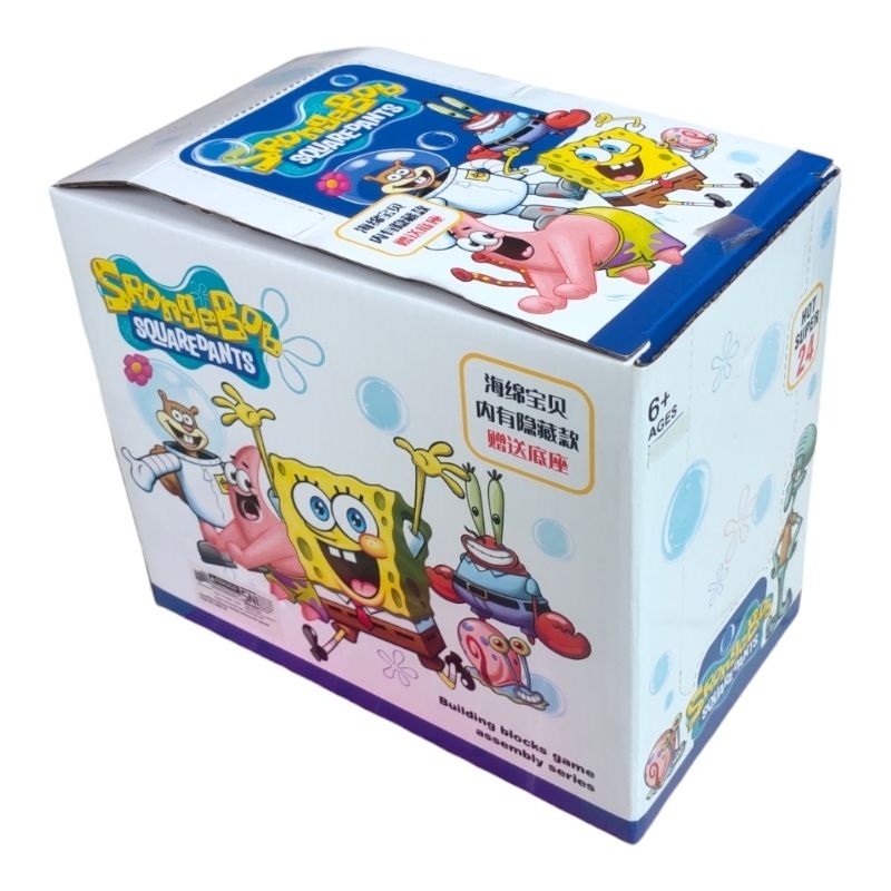 Jual Mainan Anak Spongebob Squarepants Building Blocks Game Brick ...