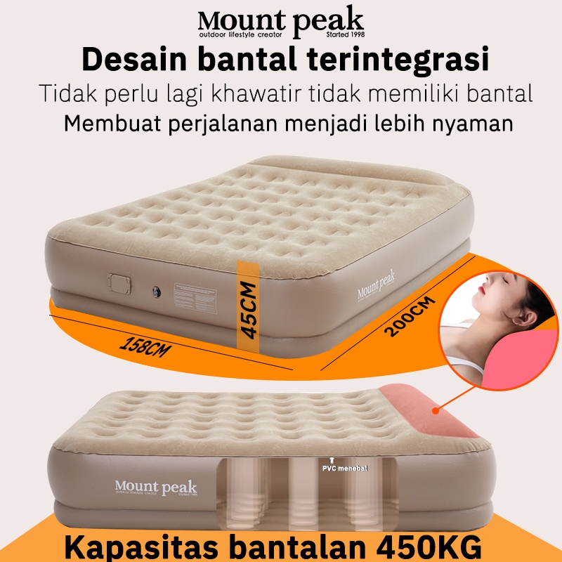 Jual ⚡️Siap kirim⚡️Mountpeak Kasur Angin Pompa Listrik Ukuran ...