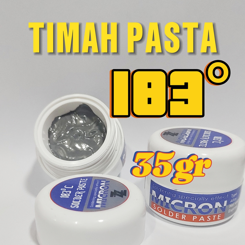 Jual TIMAH PASTA 183° ANTI KERING TIMAH CAIR MEDIUM TEMPERATUR | Shopee Indonesia