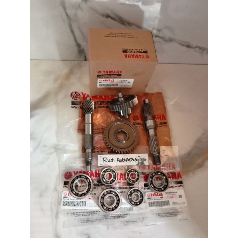Jual GIGI RASIO GARDAN SET 2PH PLUS BEARING SET KOMPLIT YAMAHA MIO m3 ...